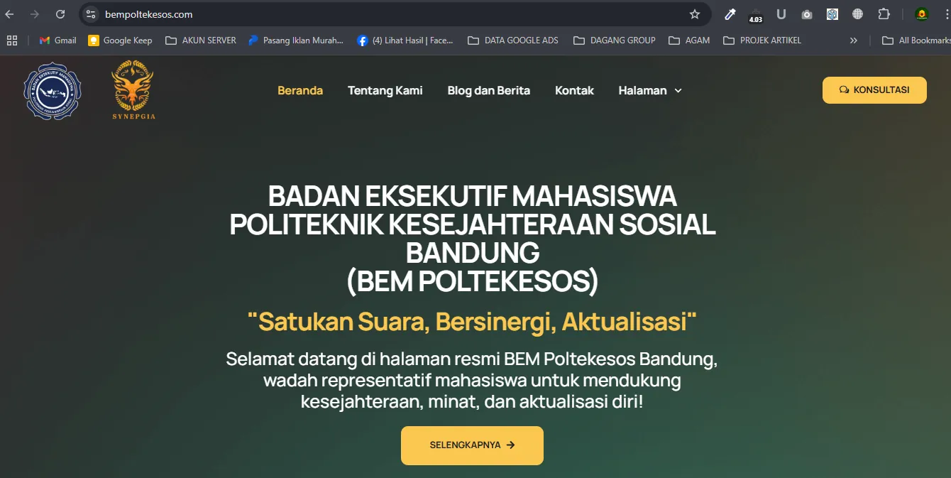 BEM Poltekesos Bandung - Aplikasi Dagang Teknologi